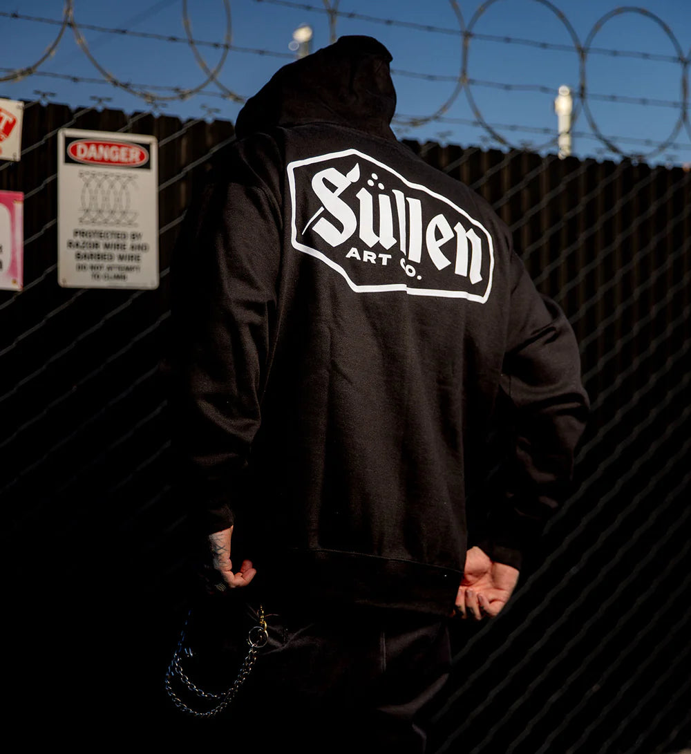Poleron Sullen - CORPO COFFIN ZIP - Black Crown