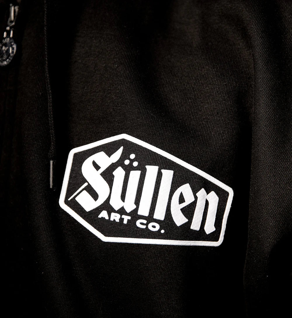 Poleron Sullen - CORPO COFFIN ZIP - Black Crown